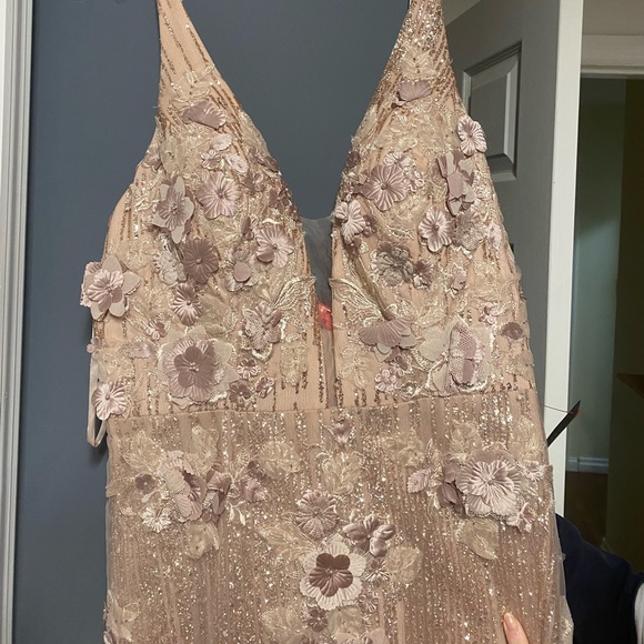 Portia & Scarlett | Dresses | Portia Scarlett Embellished Stone Gown ...